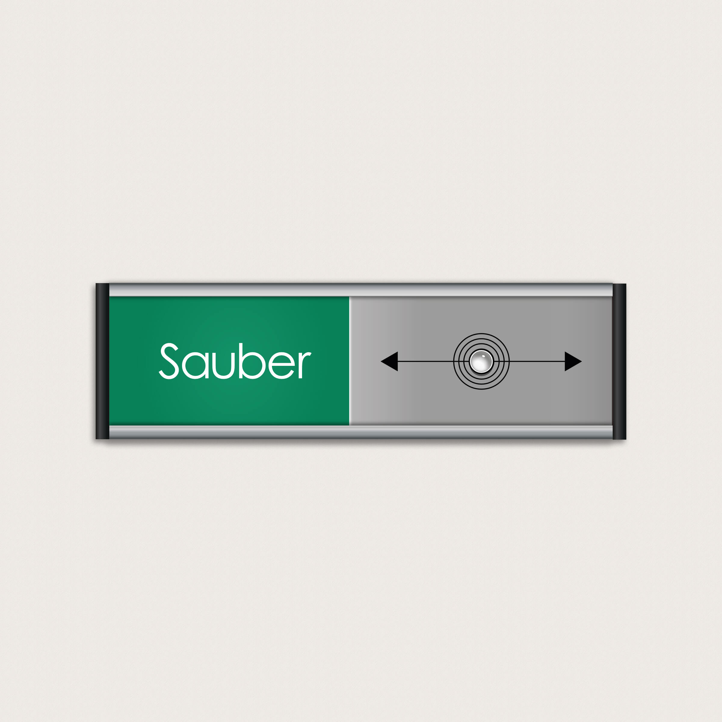 Sauber/Schmutzig-Schild (100 x 31 mm) - von hoher Qualität - jcgt.se